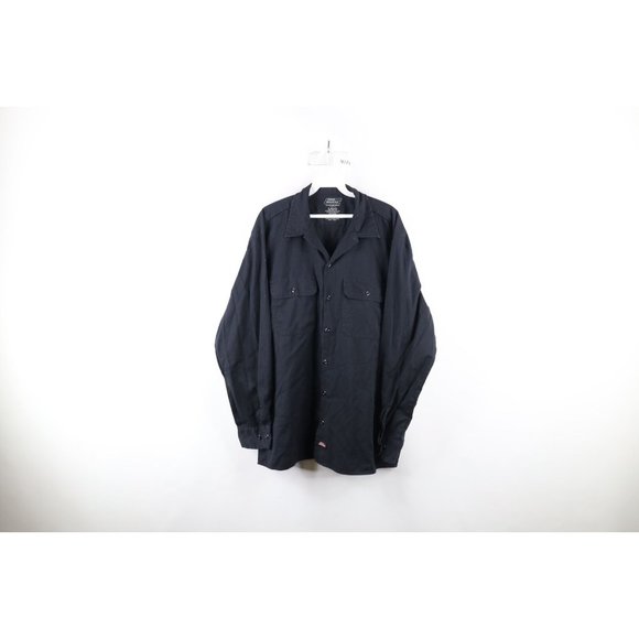 Dickies | Shirts | Vintage Dickies Mens Large Distressed Work Mechanic ...